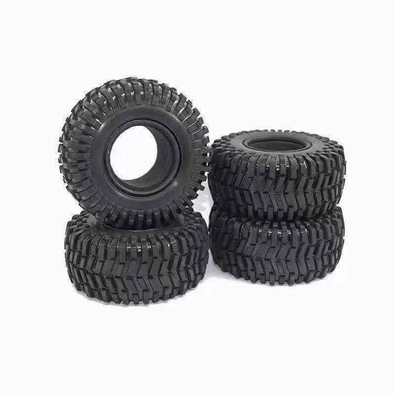 4PCS-125MM-2-2Inch-Rubber-Wheel-Tires-Tyre-For-1-10-RC-Crawler-Car ...