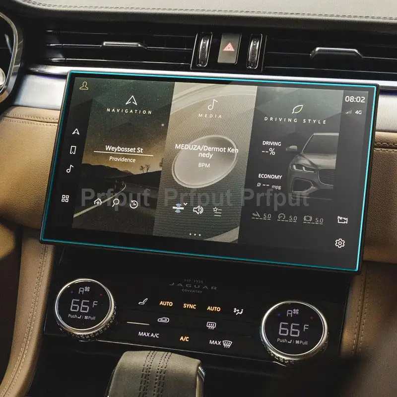 Tempered glass Screen Protector For Jaguar F-PACE 2021 11.4 Inch Car ...