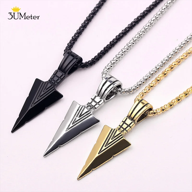Stainless Steel Mens Necklace | Men Pendant Stainless Steel | Arrowhead ...
