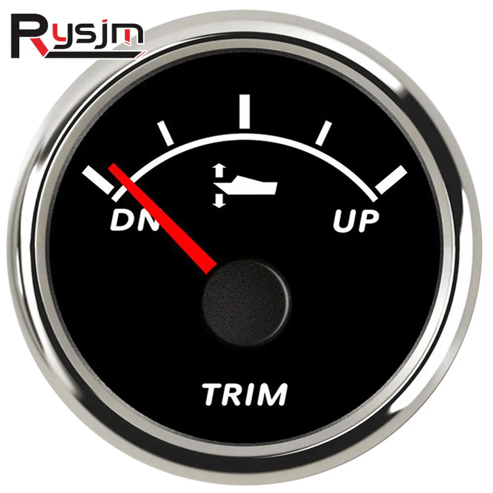 0-190ohm-UP-DN-Boat-Trim-Gauge-for-Inboard-Outboard-Engine-52mm-Marine ...
