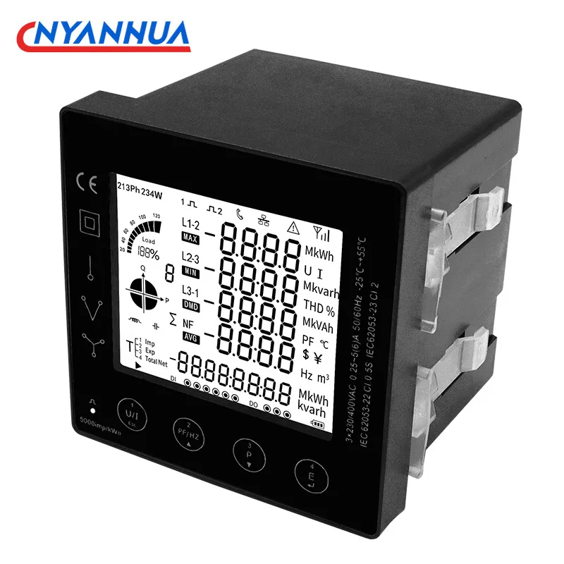 PAC5000 PAC5110 3 Phase Energy Consumption Meter Smart kwh Electric ...