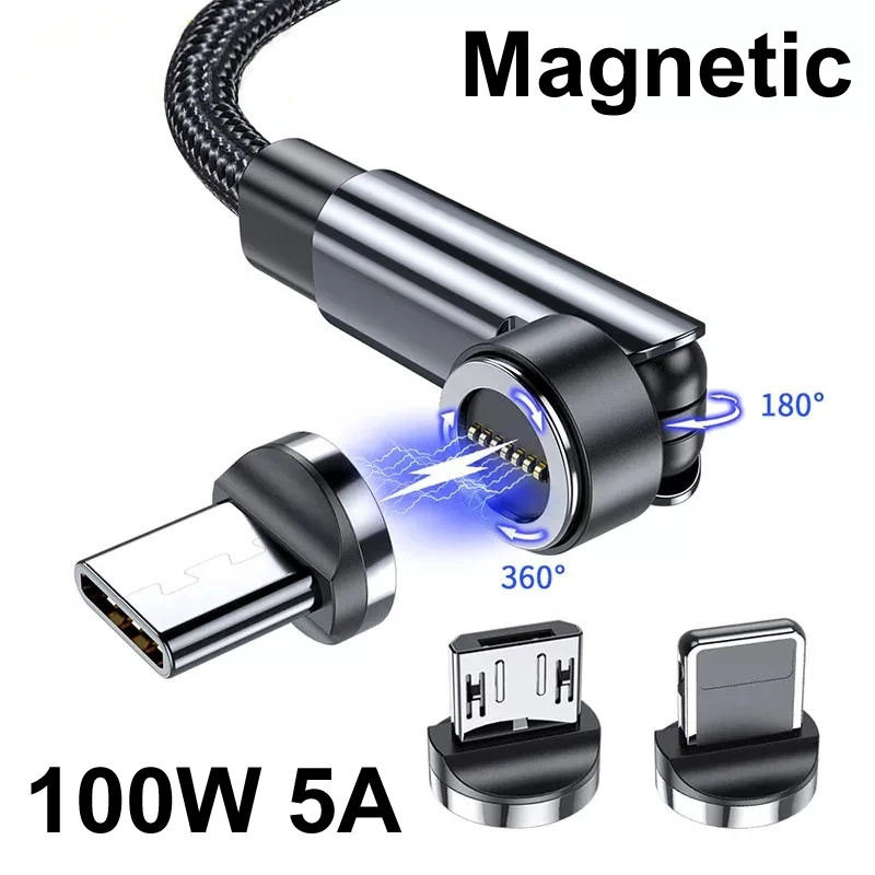 5V/3A 100W 5A Magnetische Magnet Lade Ladegerät USB Micro Typ c Stecker ...