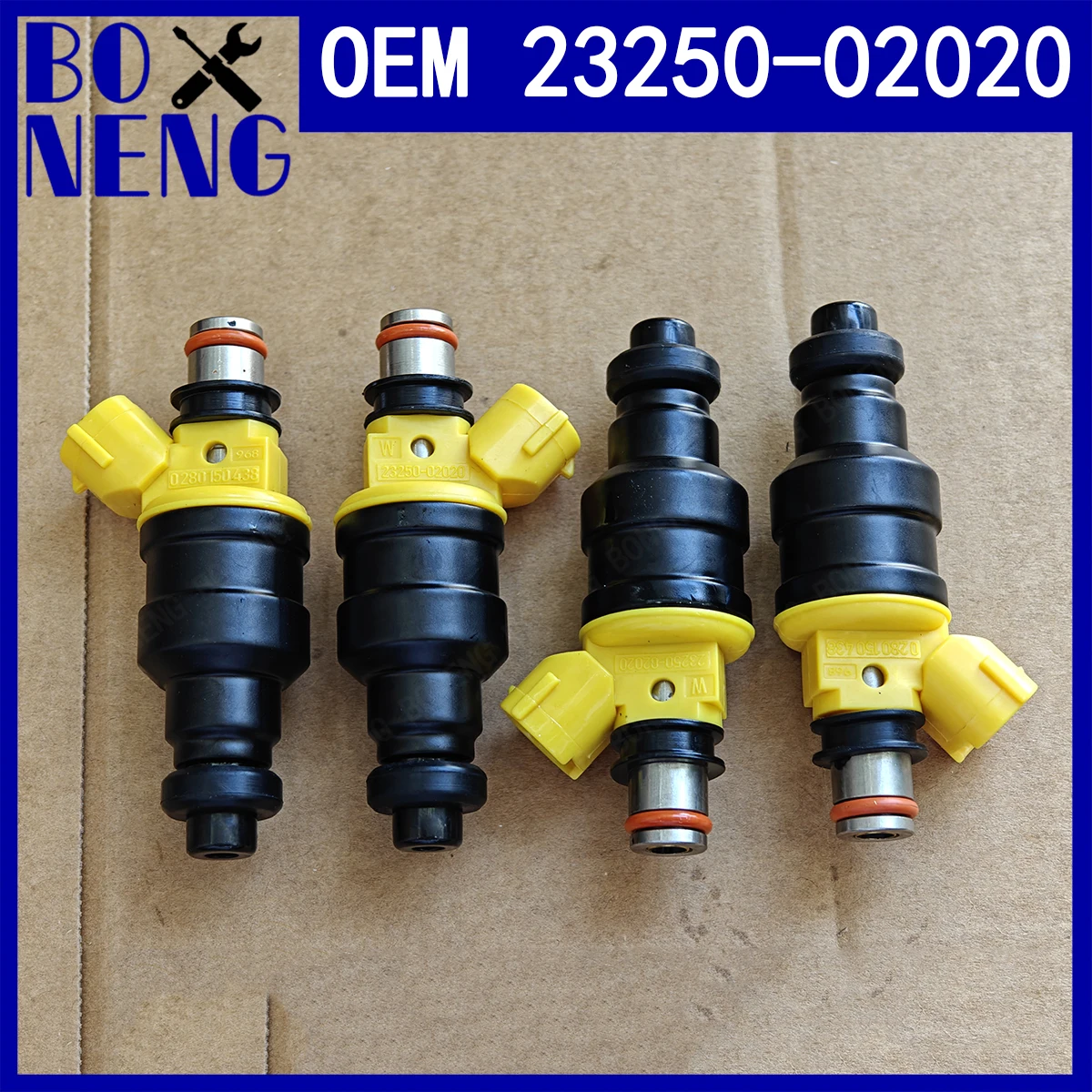 4Pcs/lot OEM 23250-02020 Fuel Injectors For Toyota Carina AT190 Avensis ...