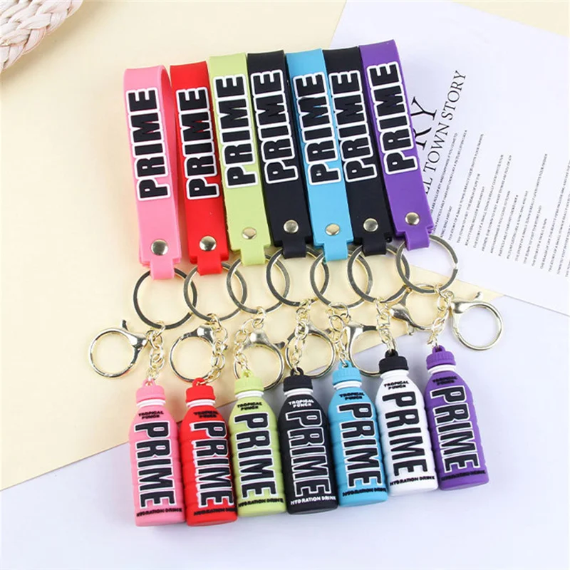 2023-Fashion-Prime-Drink-3D-Rubber-Keychain-Cute-Bottle-Key-Chains-For ...