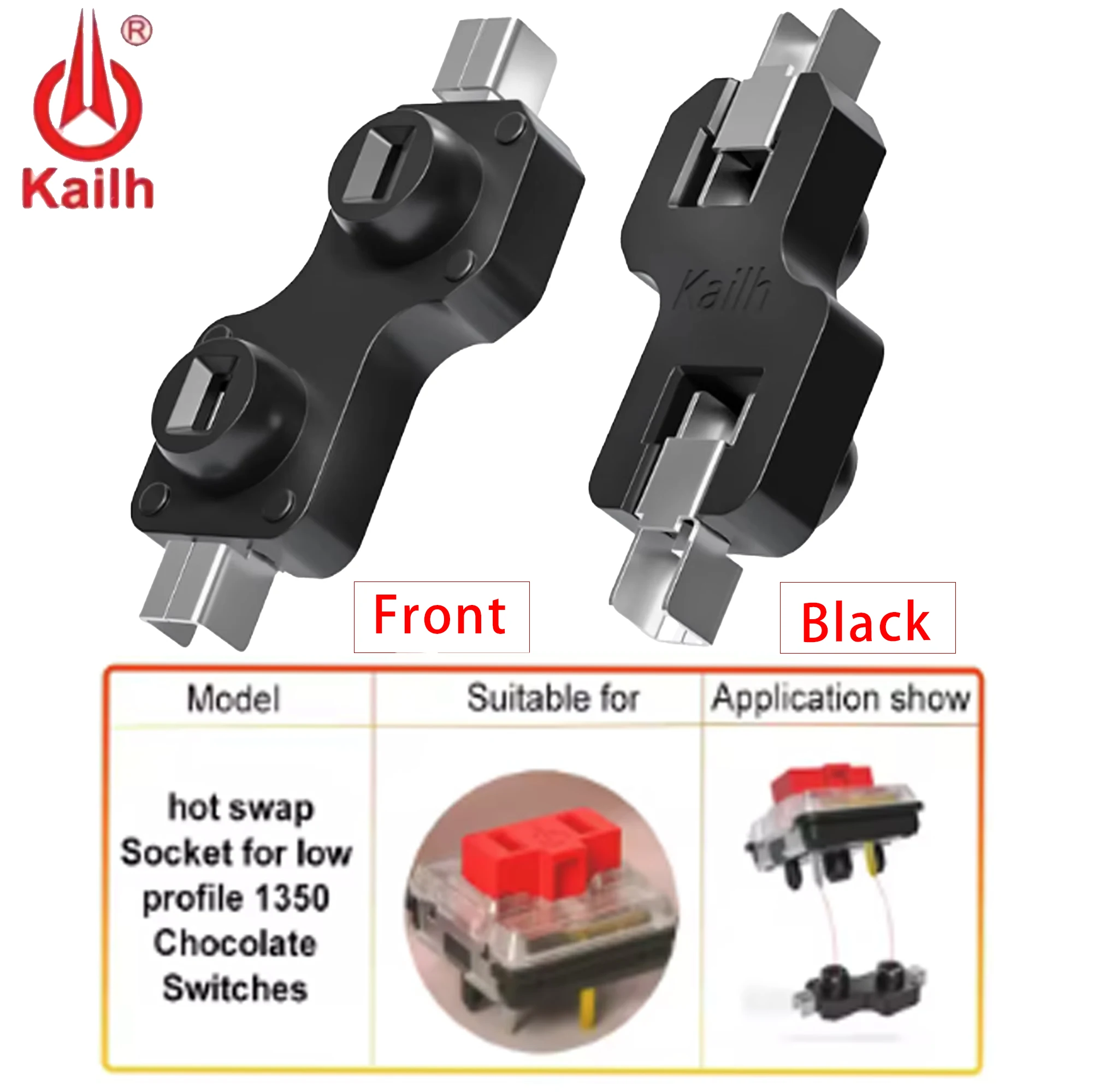Kailh Low Profile Switch Hot Swap Socket for 1350 Chocolate Switches on ...