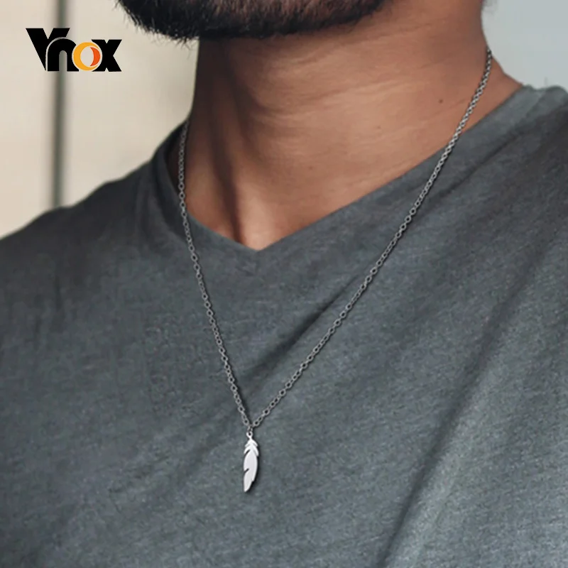 Vnox-collares-casuales-simples-para-hombre-y-mujer-colgante-de-moneda ...