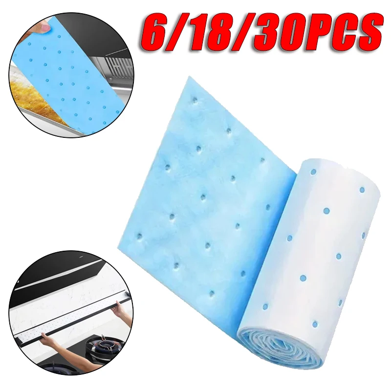 Disposable-Grease-absorbing-Cotton-Household-Kitchen-Range-Hood-Grease ...