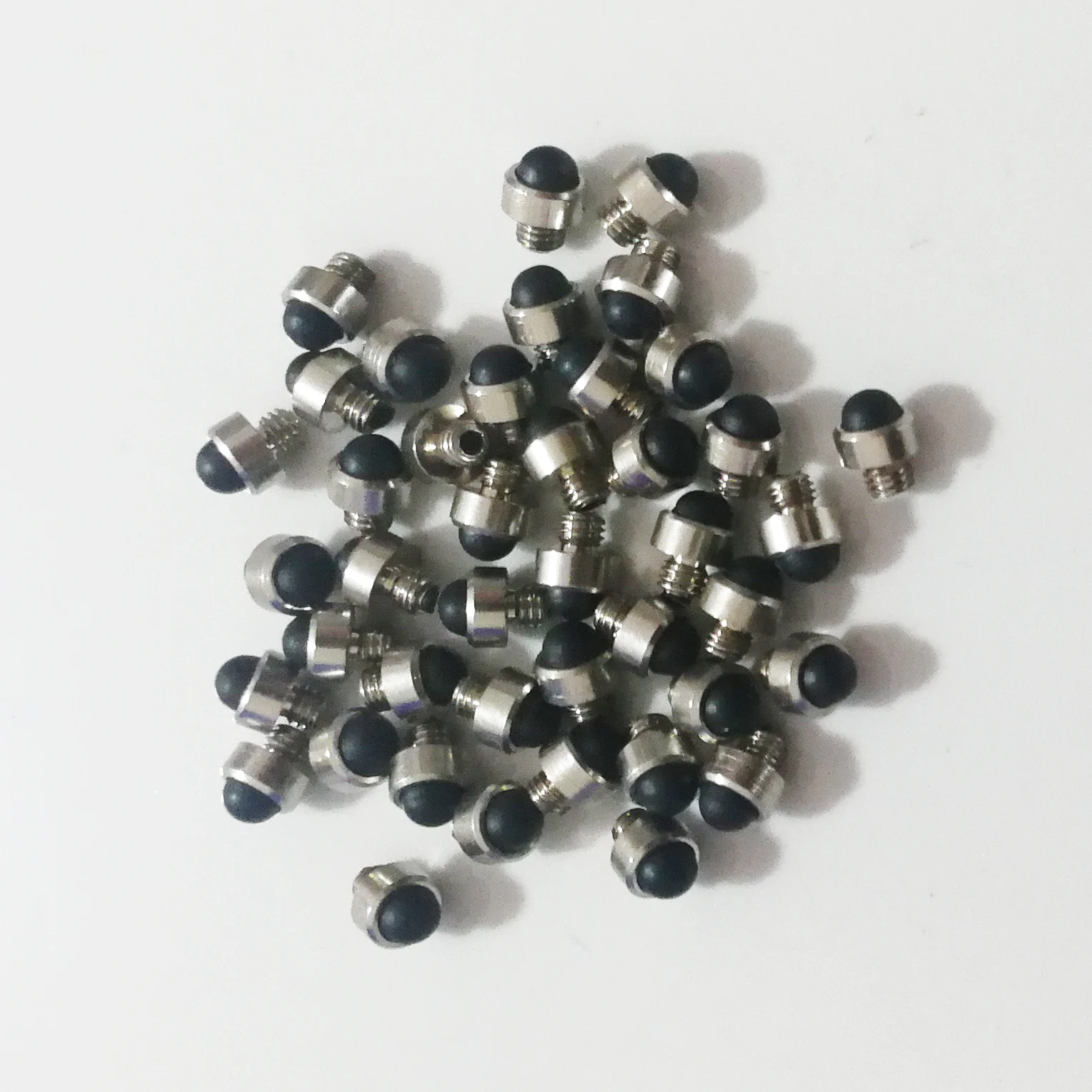 100pcs/lot 2.5mm Or 3.0mm High-grade Replacement Rubber And Screw ...