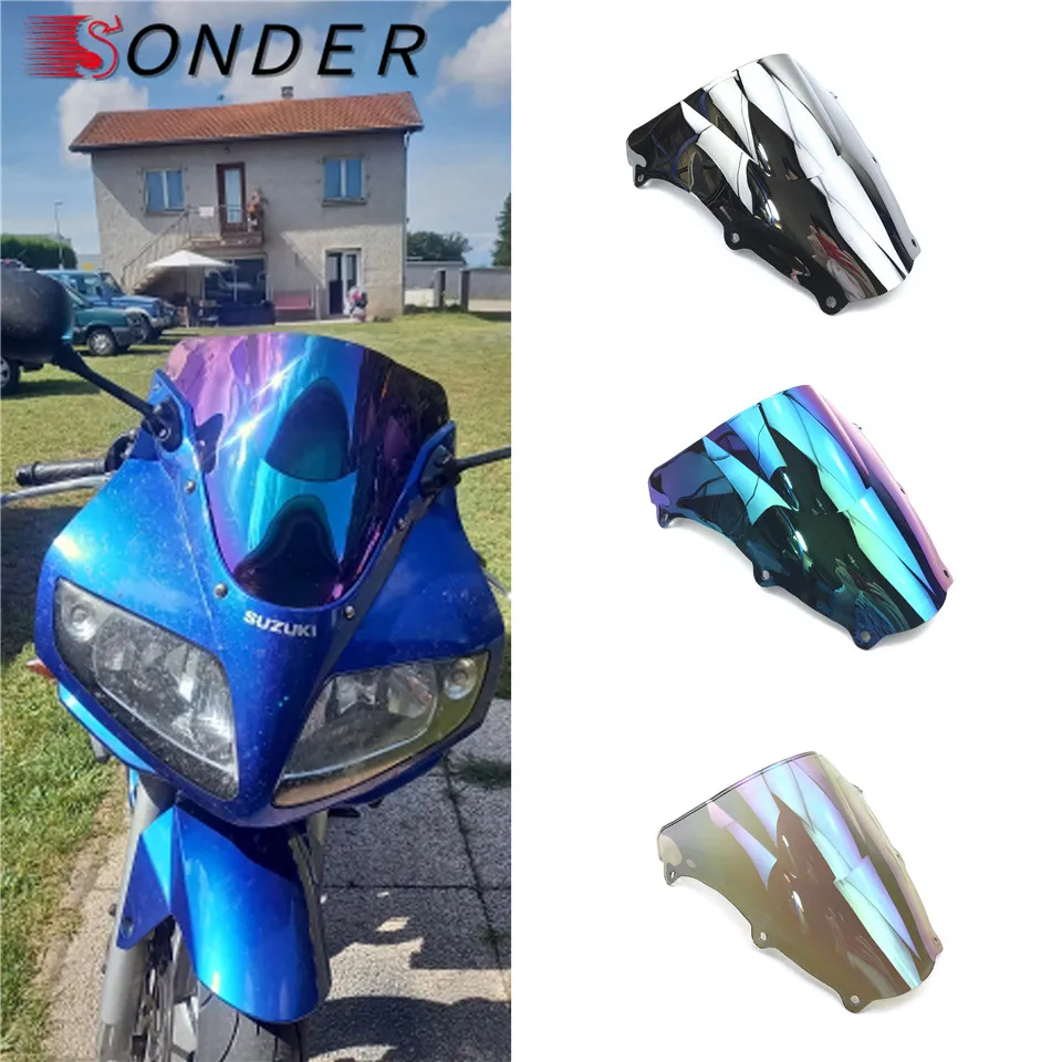 For Suzuki SV650 SV650S 2003 2012 Motorcycle Windshield Wind Screen ...