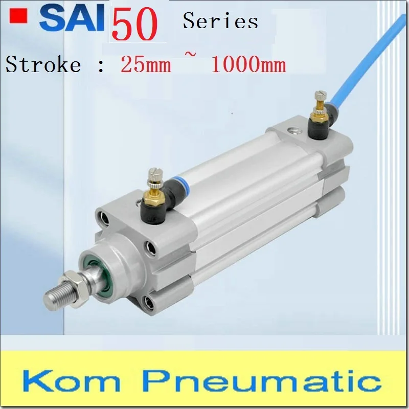 Pneumatic Bore 50MM SAI Standard Air Cylinder Compendium Of SAI Series ...