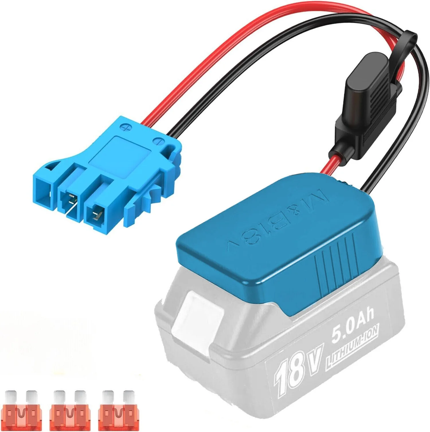 40A-Power-Wheels-Adapter-for-Makita-18v-Li-ion-Battery-Adapter ...