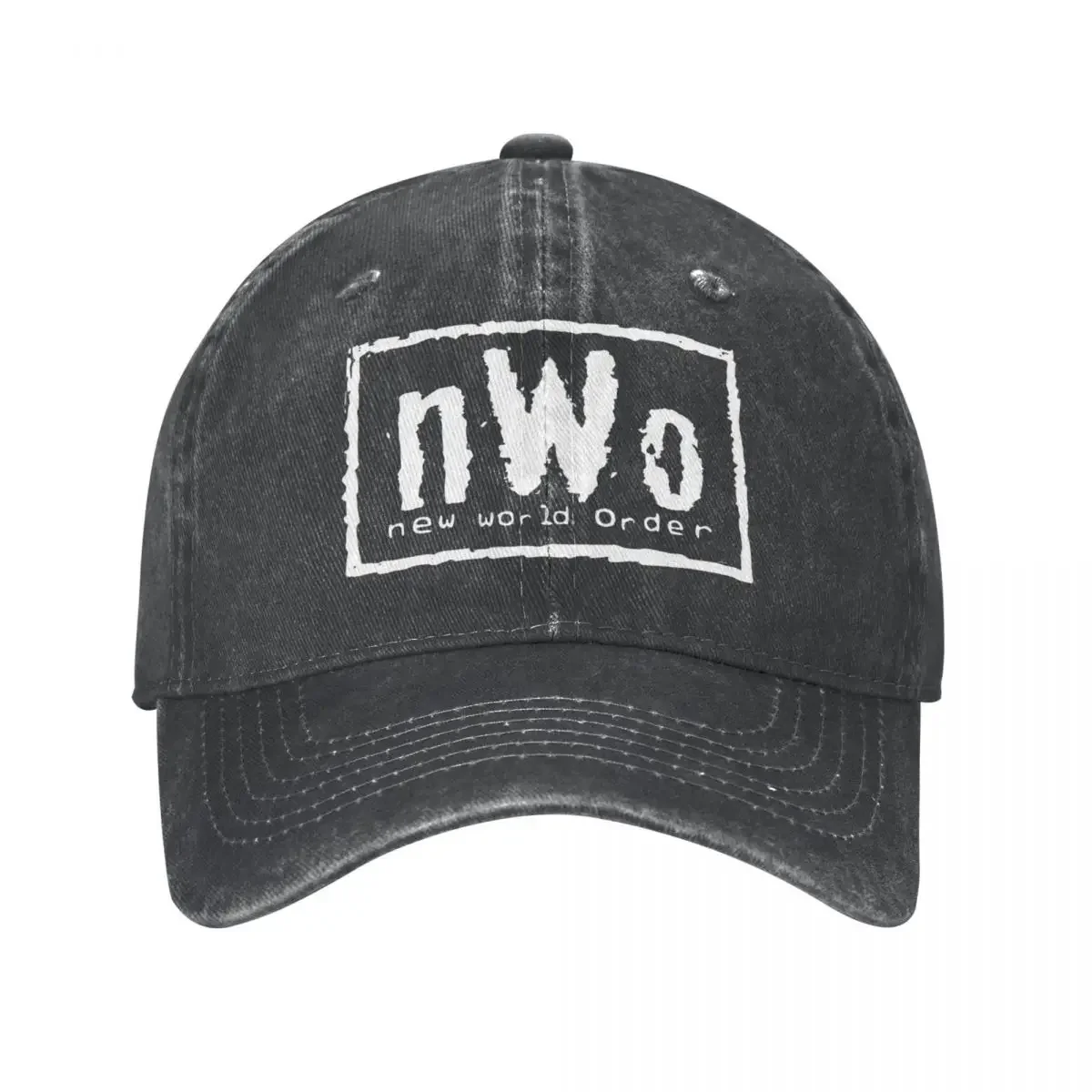 NWO-Baseball-Cap-New-World-Order-Casual-Unisex-Men-Washed-Trucker-Hat ...