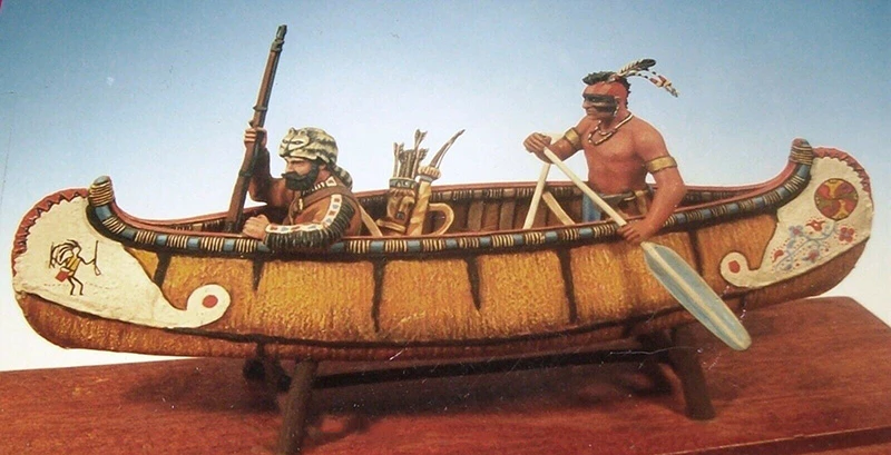 1-32-Cast-Resin-Rowing-Figure-Puzzle-Kit-Unpainted-Free-Shipping-No ...