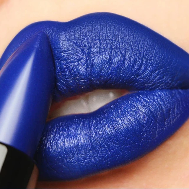 Dark Blue Matte Lipstick
