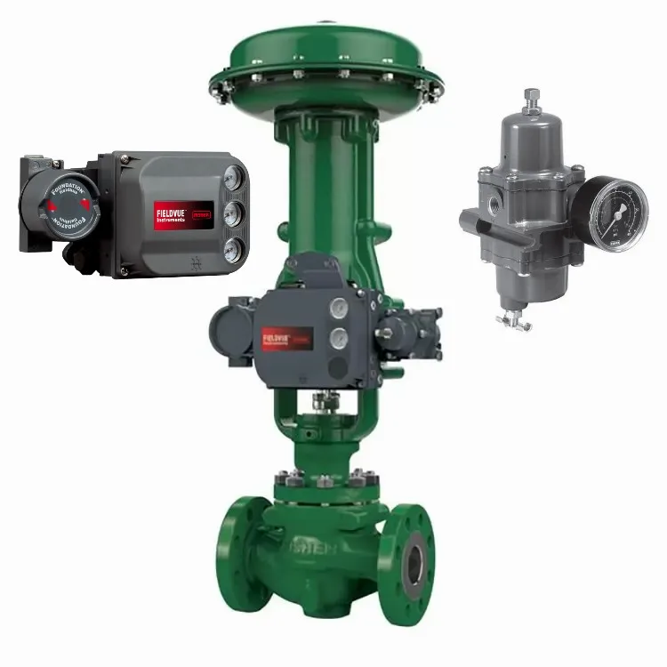 HC-DVC6200-Fisher-Control-Valve-Positioner-for-EZ-Control-Valve-with-667-Pneumatic-Actuator ...