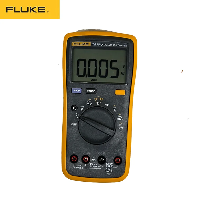 Fluke-15B-PRO-Digital-Professional-Multimeter-Auto-Range-Digital-Tester ...