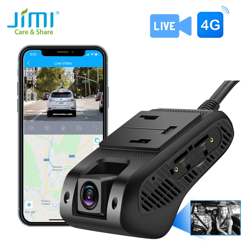 Jimi-4G-Dash-Cam-JC400P-With-Live-Stream-HD-1080P-Dual-Cameras-Built-in ...
