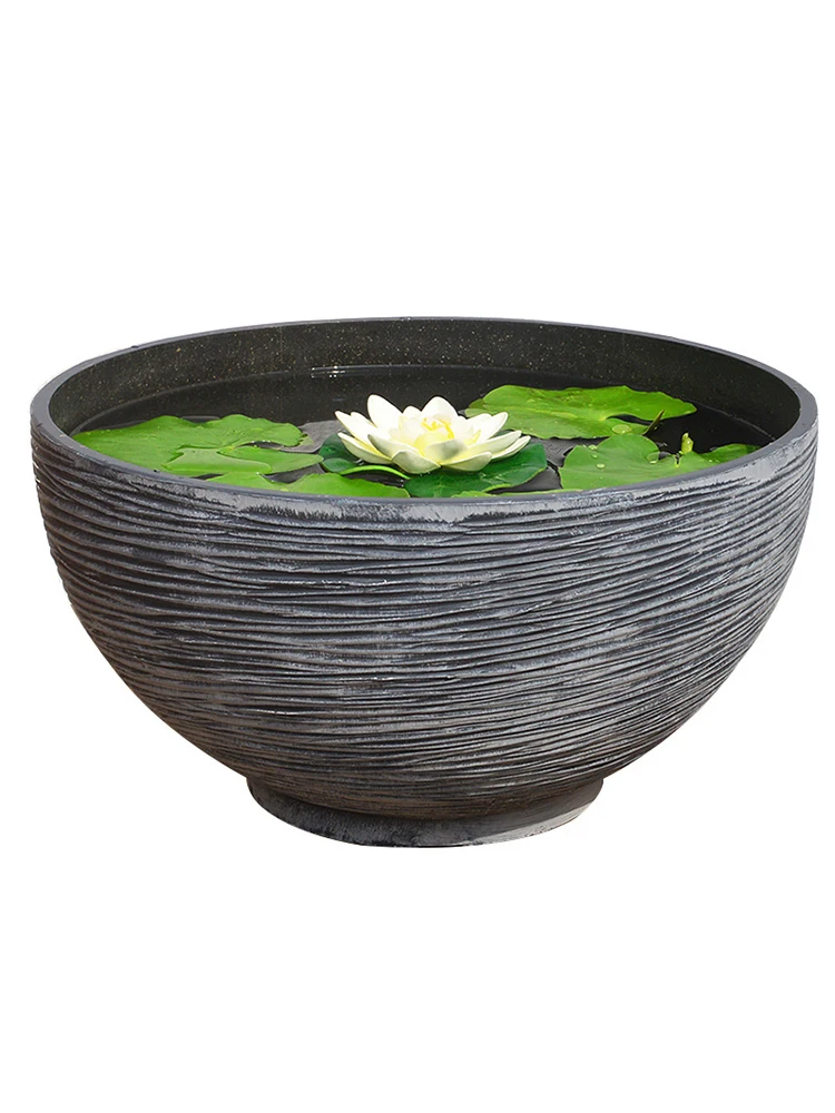 Fish-Tank-Fish-Farming-Ecological-Bowl-Sleeping-Lotus-Tank-Large-Water ...