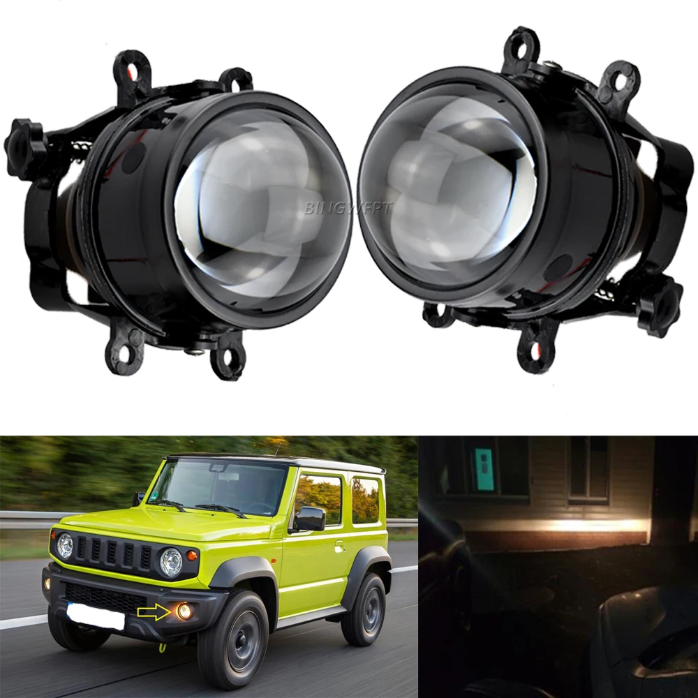 2PCS-Car-LED-Daytime-Running-Lights-Lens-for-Suzuki-Jimny-JB64-JB74 ...