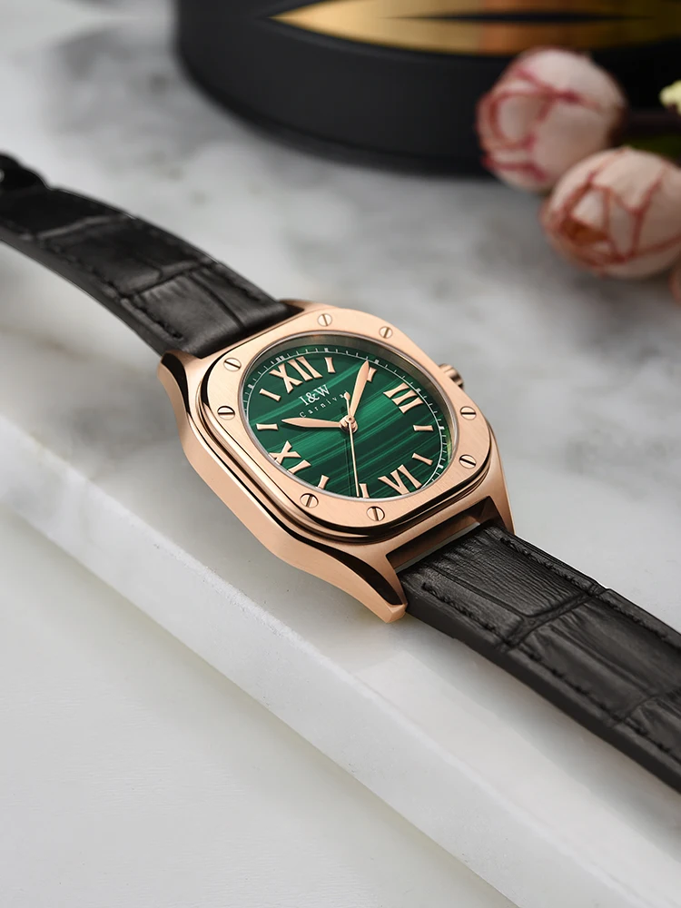 I&W Fashion Square Ladies Watch Switzerland Made Quartz Watch for Women ...