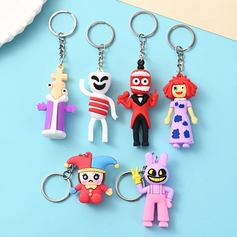 Magical-Digital-Circus-Keychain-Cartoon-Free-Shipping-Creative-Gift ...