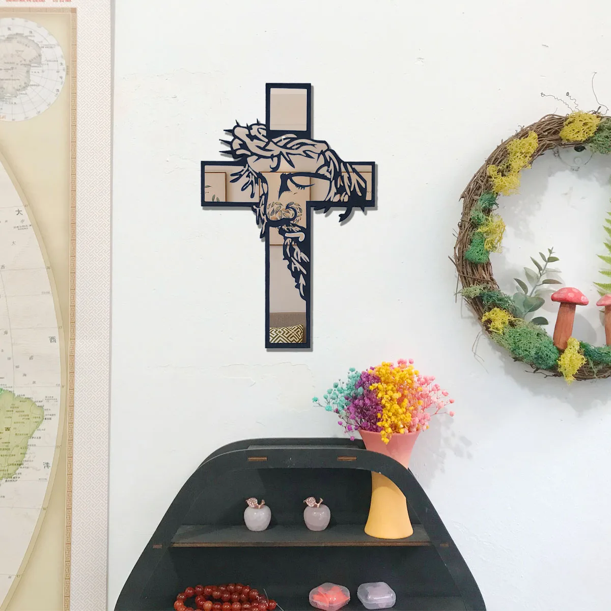 The cross is the mirror of Jesus' love and redemption, the mirror of ...