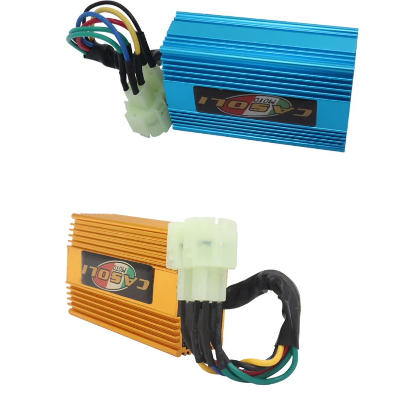 6 Pin GY6 CDI Ignition Coil Aluminum Alloy Racing CDI Box for ...