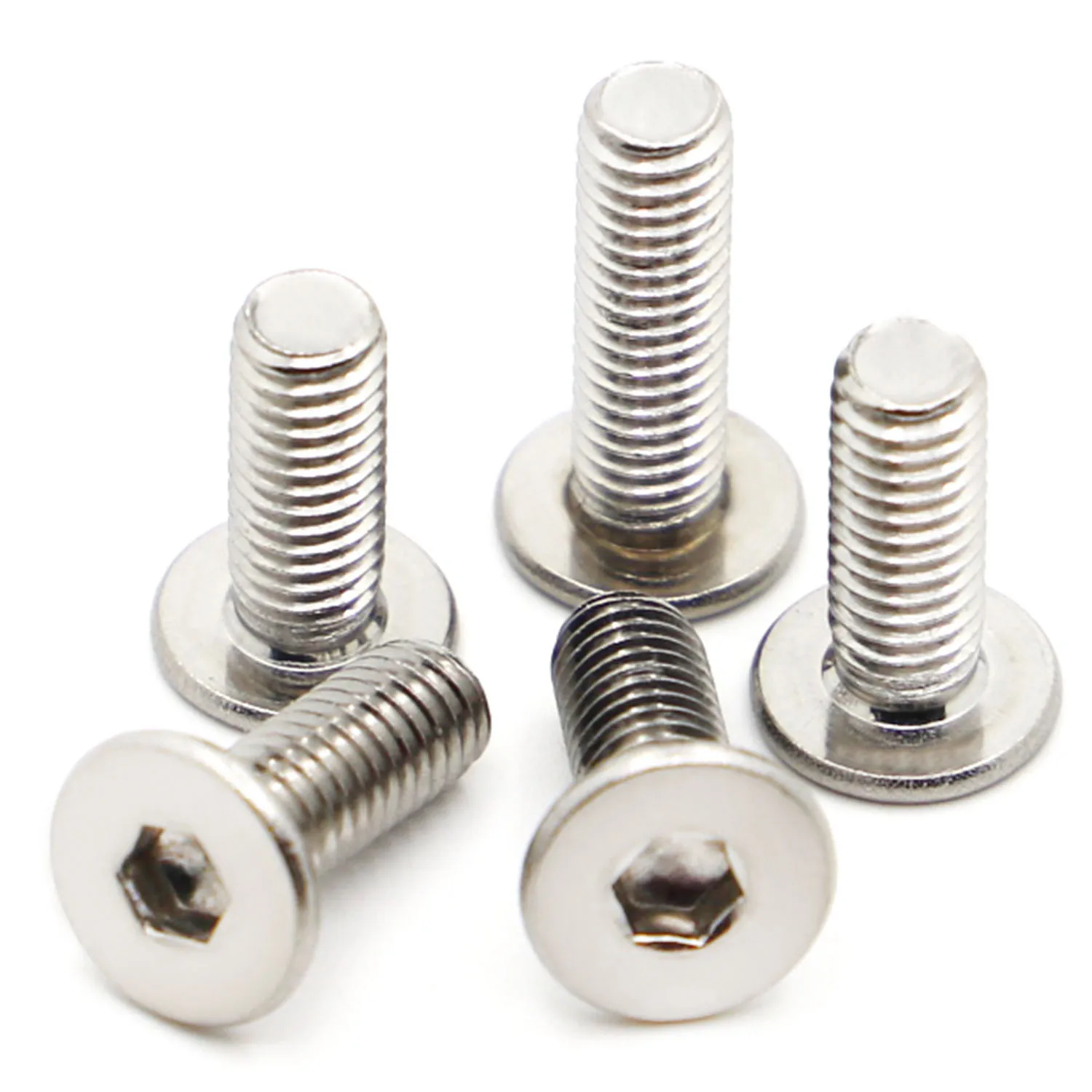 5-50PCS CM Screw M1.6 M2 M2.5 M3 M4 M5 M6 M8 304 Stainless Steel Hex ...