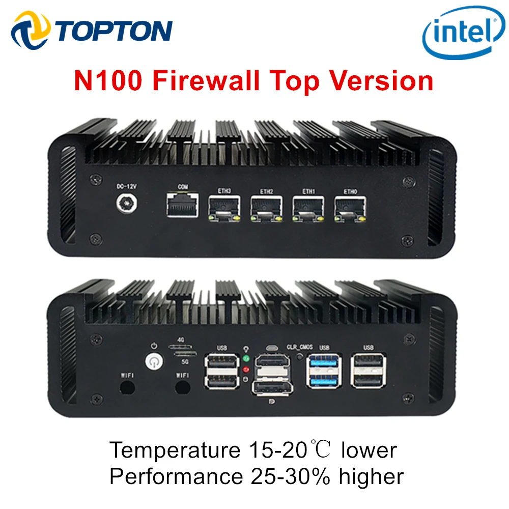 Topton-4x2-5G-LAN-Firewall-Mini-PC-Intel-N100-Top-Version-i226-V ...