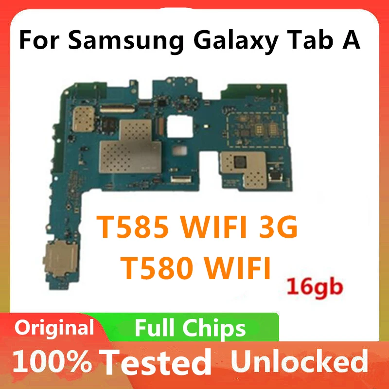 16GB Unlocked Original For Samsung Galaxy Tab A T580 T585 Motherboard ...