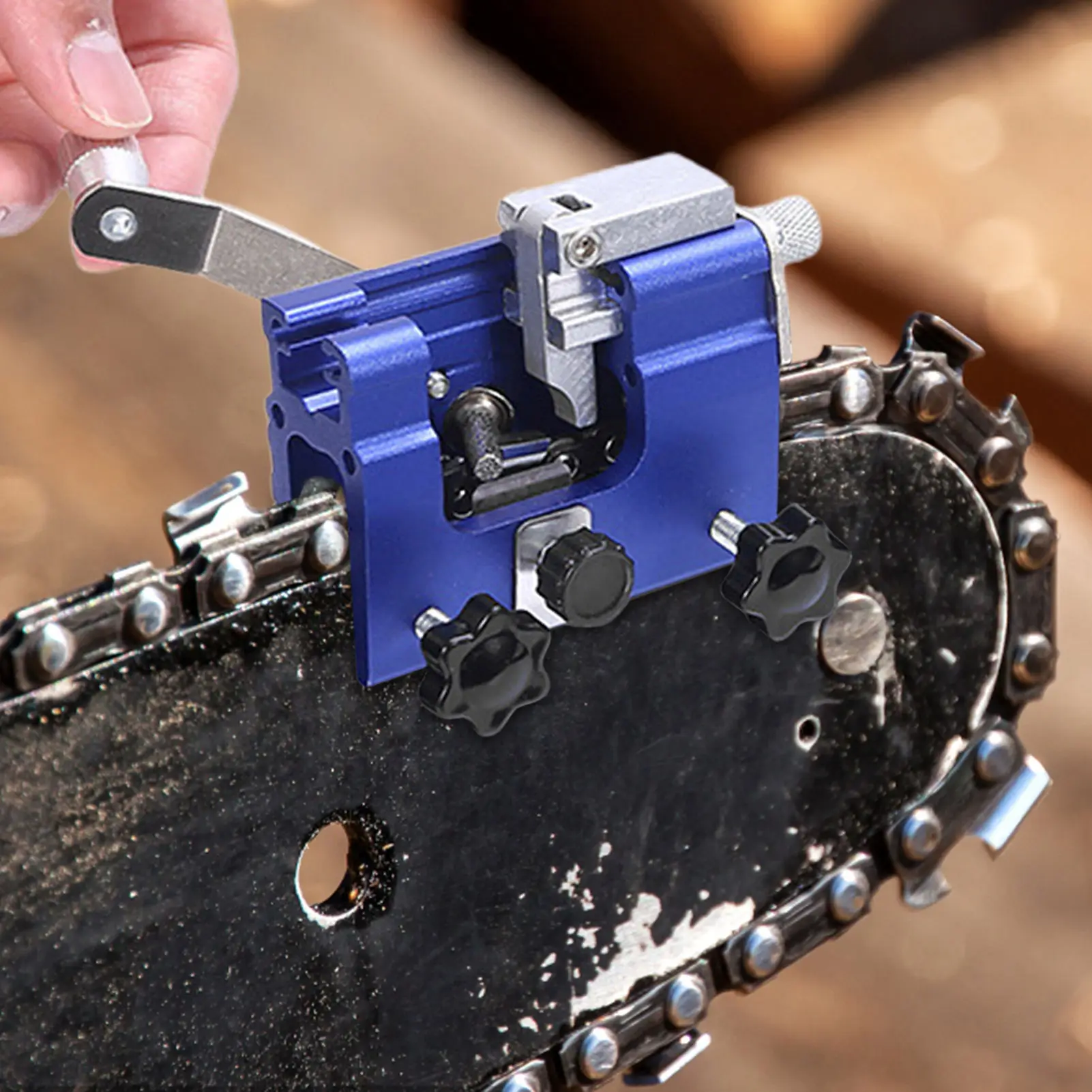 Aluminium Sharpening Jig Chain | Sharpening Tools Chainsaws - Easy ...
