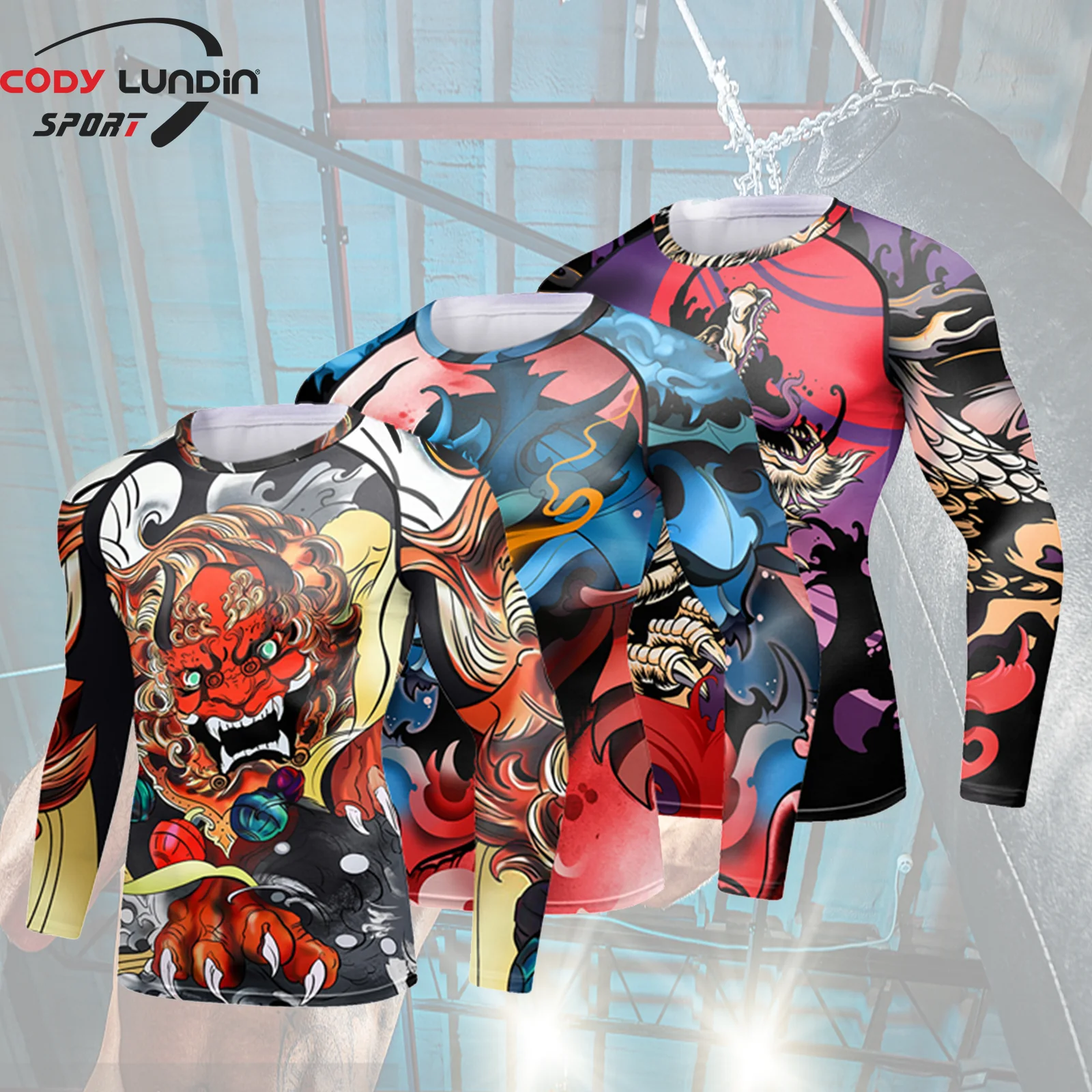 Cody-Lundin-Slim-Fluorescent-MMA-t-Shirts-Polyester-Men-s-jiu-jitsu ...