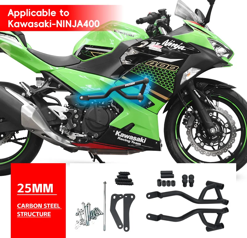 Suitable-for-Kawasaki-Ninja400-bumper-anti-drop-protection-bar-anti ...