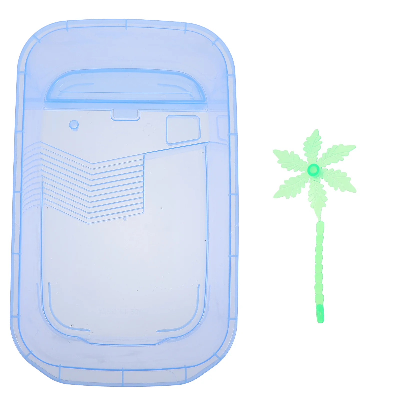 Turtle-Tank-Plastic-Pet-Reptile-Cage-Aquarium-Case-Breeding-Holder ...