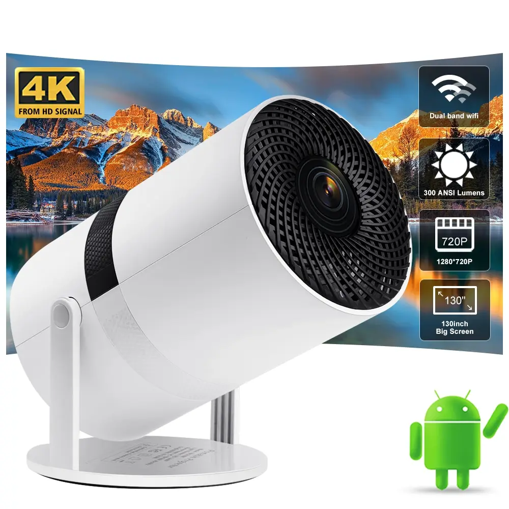 Mini-Projetor-Port-til-Inteligente-Android-Wifi-4K-1280-720P-Full-HD ...