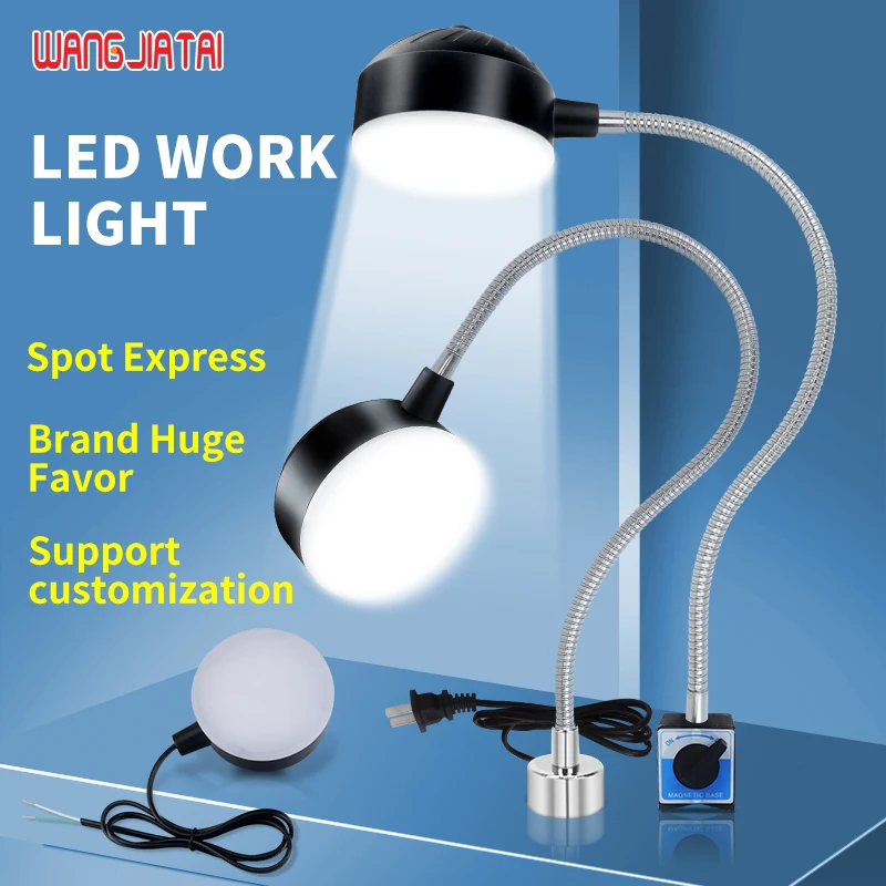LED-Machine-Tool-Light-12W-110-220V-24-36V-Flexible-L40cm-Gooseneck ...