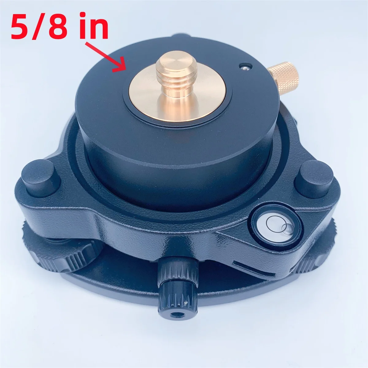 Black-Three-Jaw-Tribrach-Rotating-Adapter-5-8-x11-With-Optical-Plummet ...