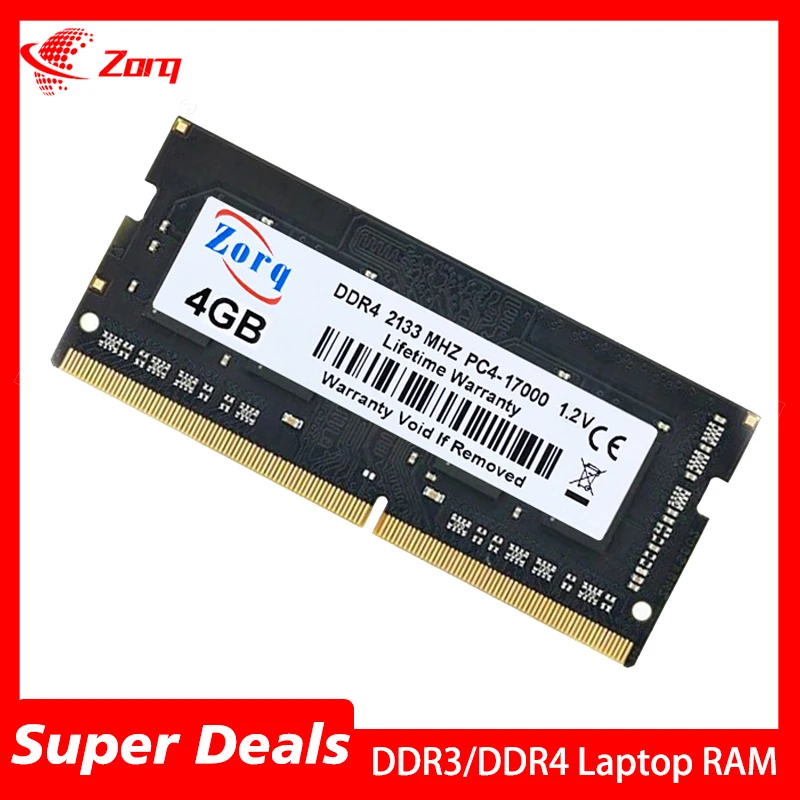 Zorq Ddr4 Laptop Memory 4gb 8gb 16gb Pc4-19200 Sodimm Memoria 2400mhz ...