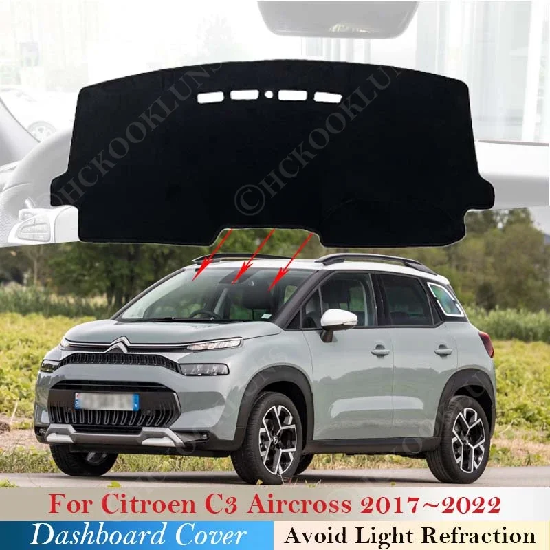 Dashboard-Cover-Mat-for-Citroen-C3-Aircross-2017-2022-Sunshade-Dashmat ...