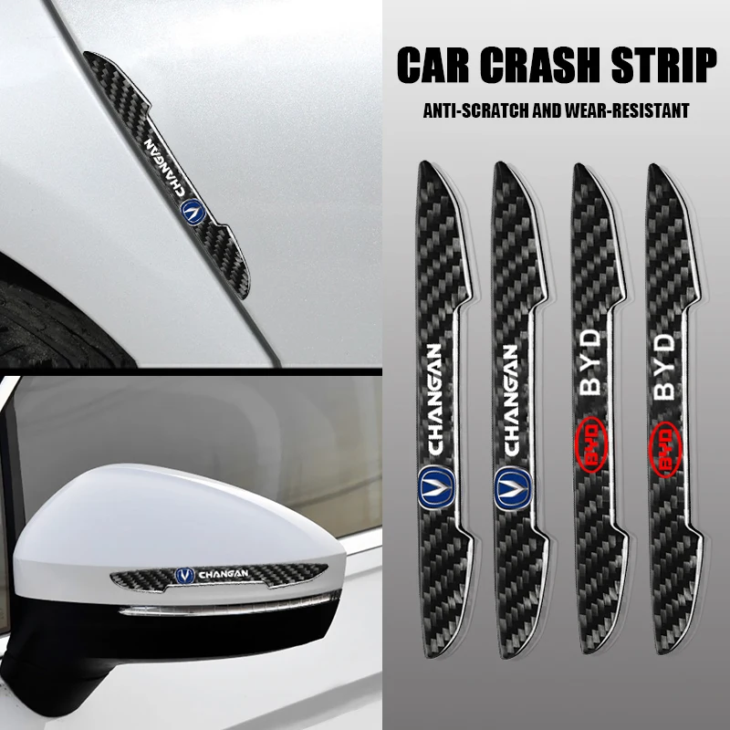 4pcs Car Door Edge Bumper Strip Protection Sticker for Fiat Bravo ...