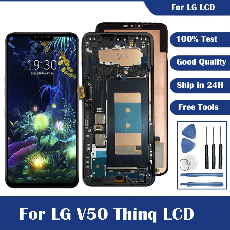 For-LG-V50-Thinq-LCD-Display-Touch-Screen-Digitizer-Assembly-For-LG-V40 ...