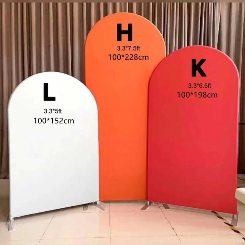 Grainbuds X2 Metal Backdrop Silver Arch Stand Balloon Ceremony ...