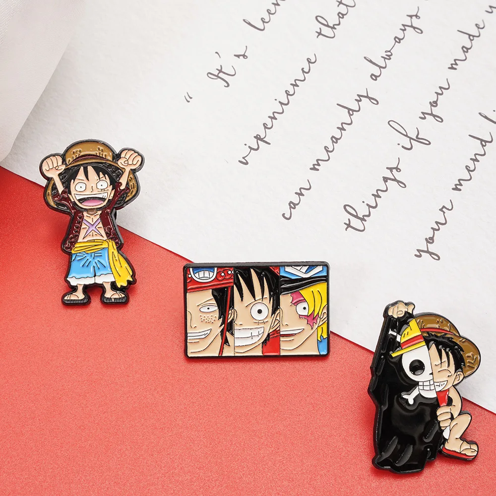 5-style-ONE-PIECE-Monkey-D-Luffy-Chopper-Nami-Brooch-and-Enamel-Pins ...