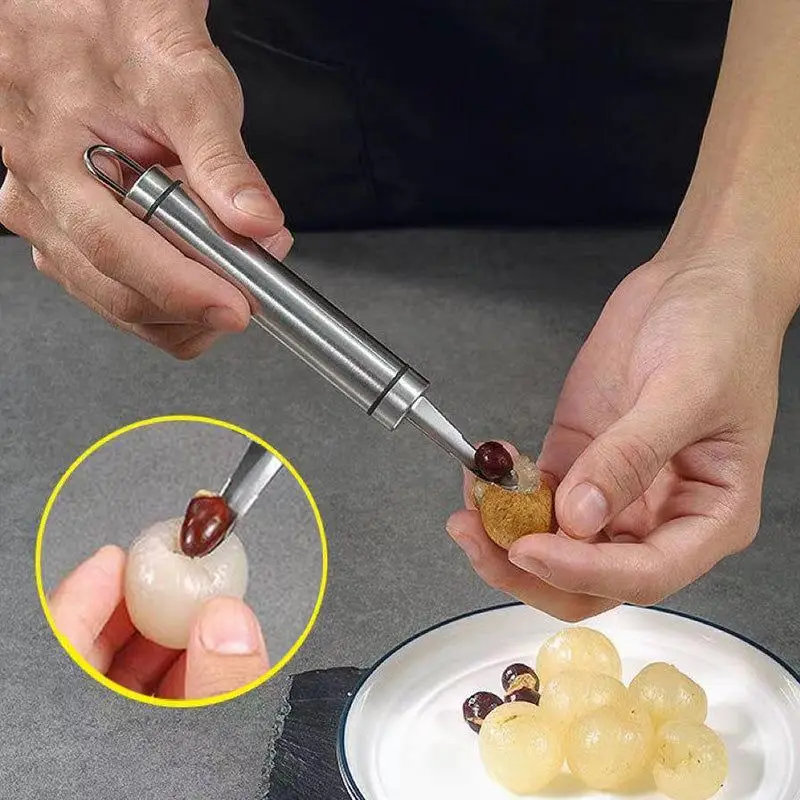 New-Stainless-Steel-Fruit-Corer-Red-Dates-Pear-Apple-Core-Cutter-Knife ...