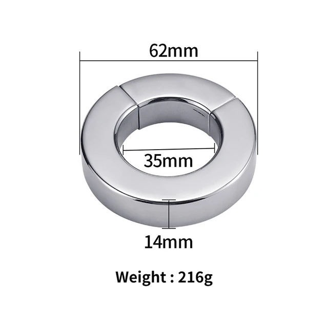 Man Sport Magnetic Boxers Ring Chastity 304 Stainless Steel Metal ...