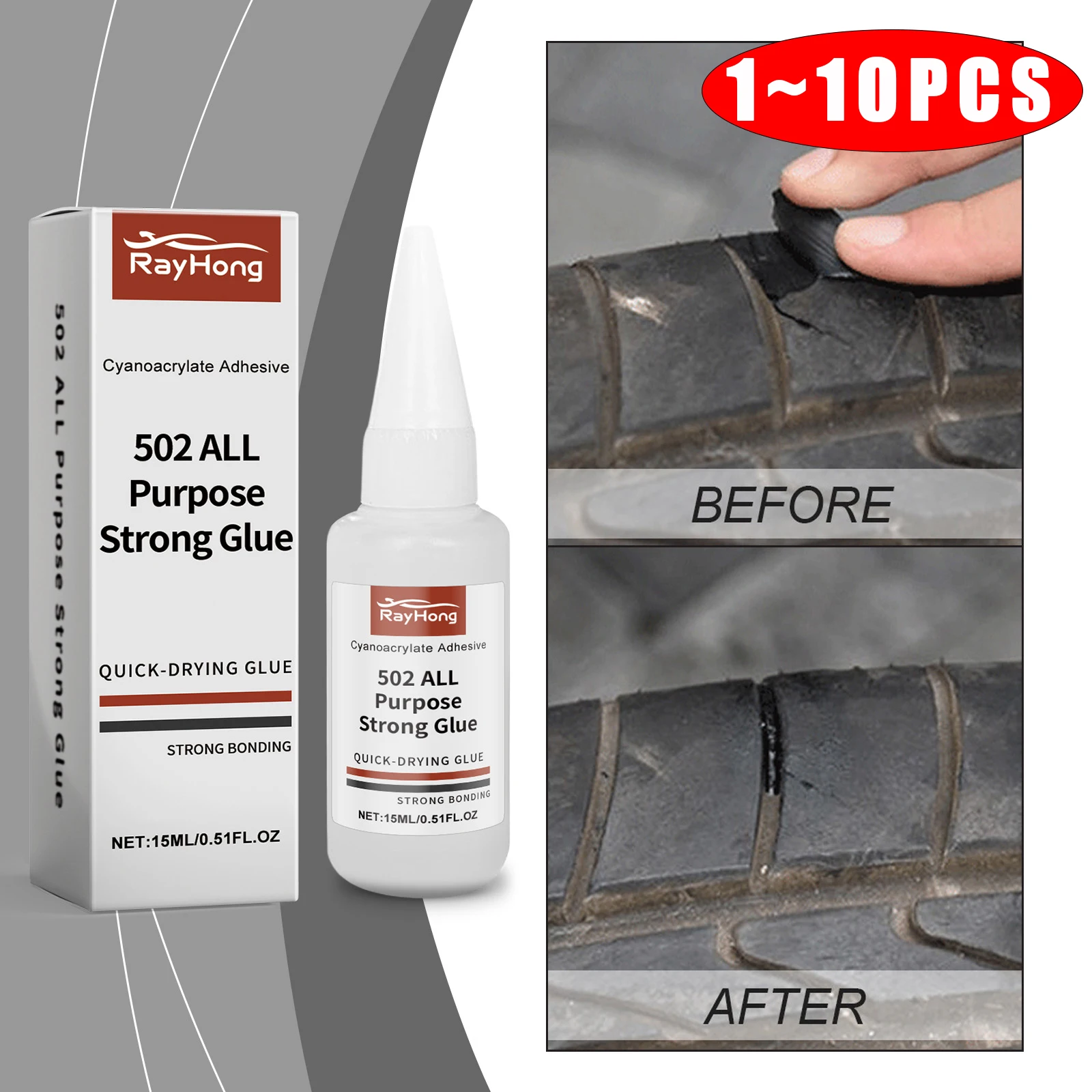 Universal Car Tire Repairing Glue Motorcycle Bicycle Tyre Inner Tube ...