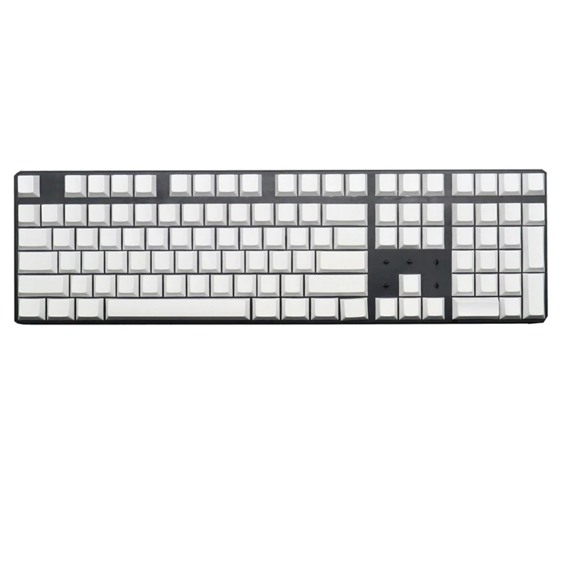 108 PBT Blank Keycaps Cherry OEM XDA Profile Gamer No Letter White ...