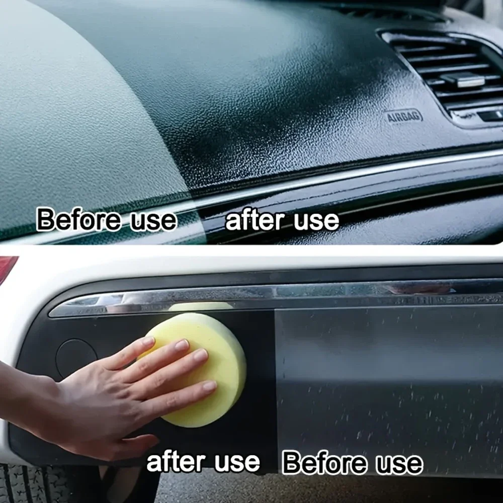 NEW Car Plastic Renewal & Tire Shine Wax - Scratch Repair, Anti ...