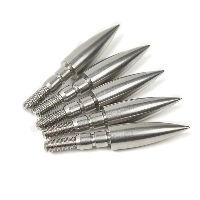 Stainless Steel Screw-in Arrow Tips For Bows Aklisdlha Archery Field ...