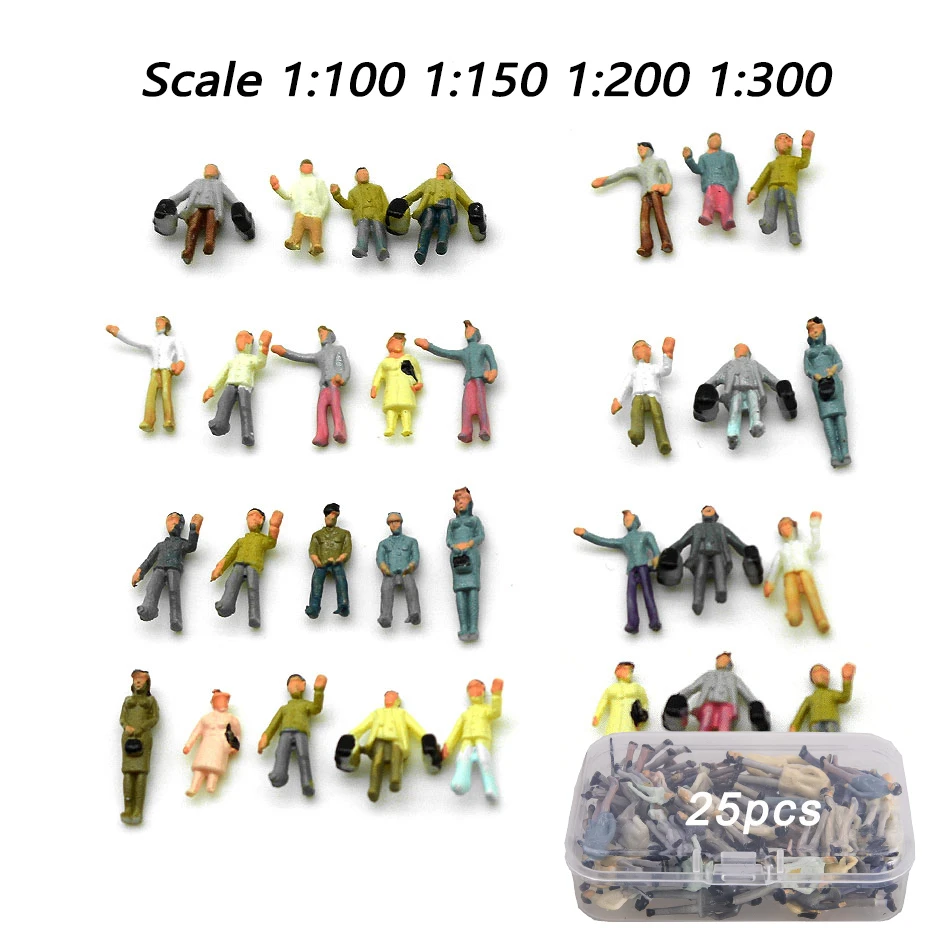 Building Layout Model People | Miniature People Scale Model | Mini ...